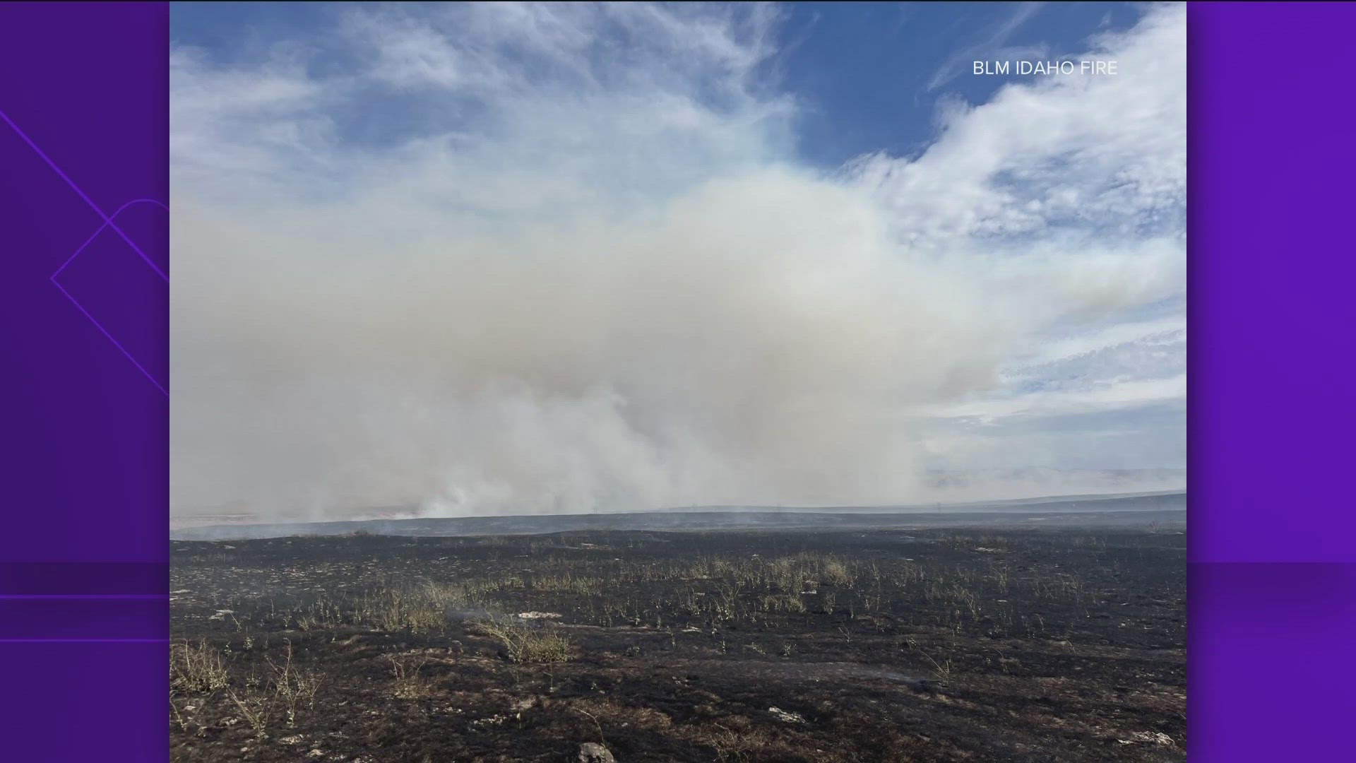 Several lightning-caused fires near Mountain Home and Bruneau | ktvb.com