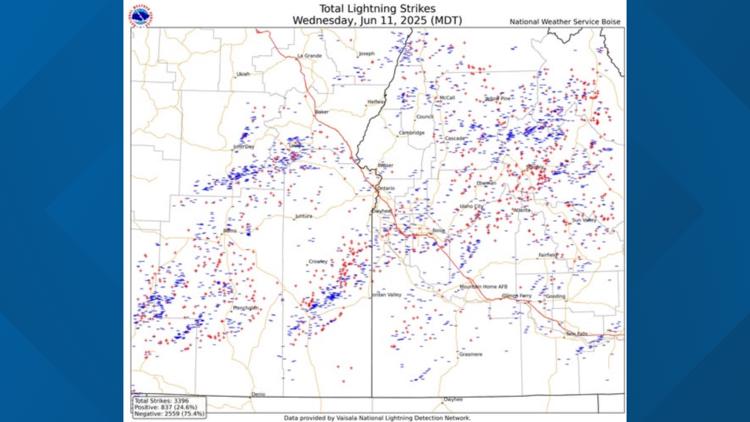 NIFC tracks lightning to help prevent US wildfires | ktvb.com