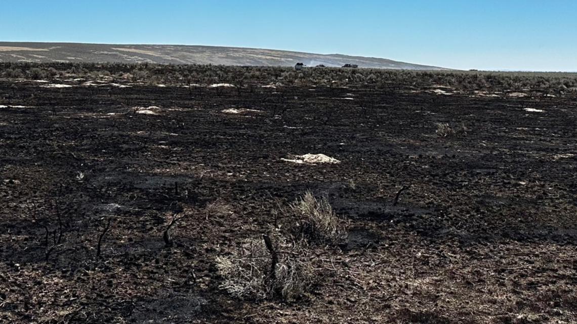 Fire near Big Foot Butte burns 200 acres, containment ongoing | ktvb.com