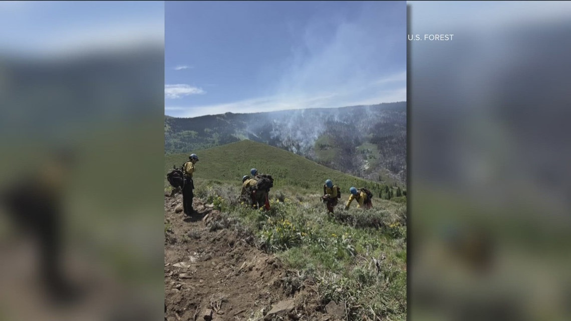 Idaho wildfires: Crews achieve 50% containment on Summit Creek Fire ...
