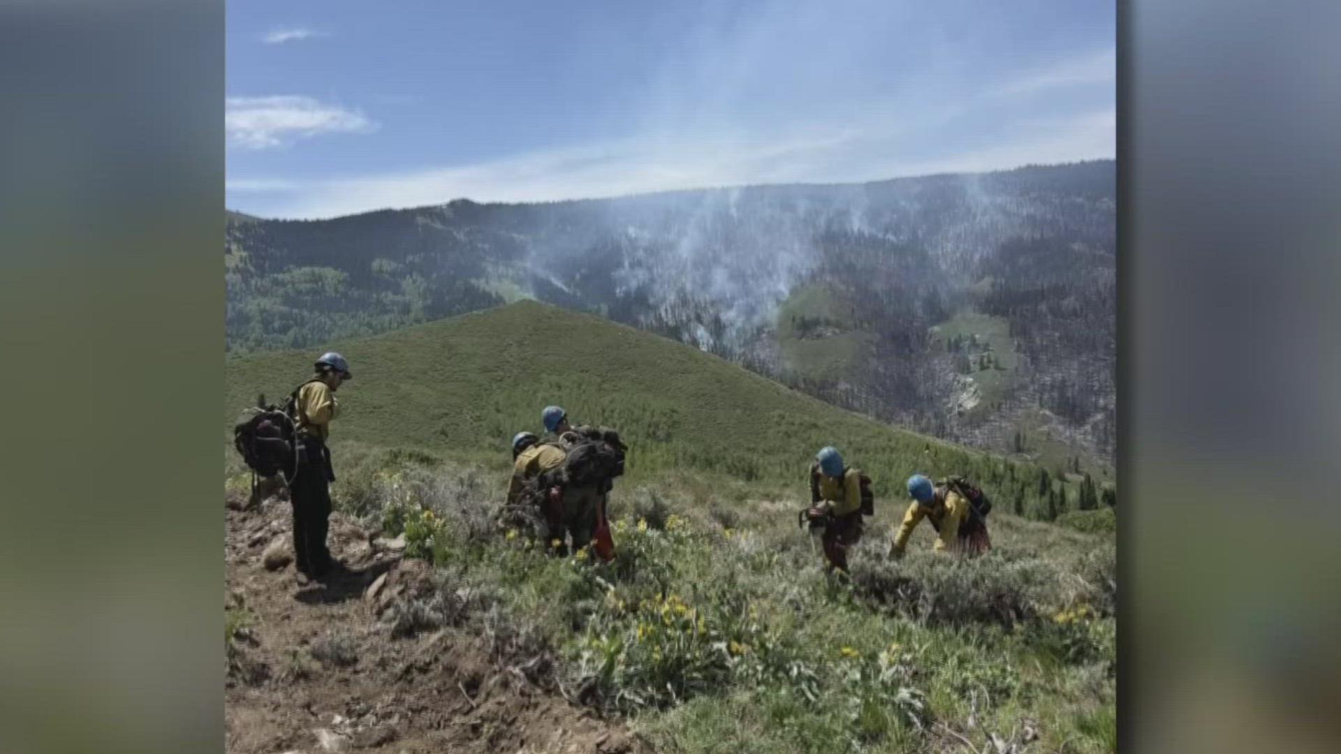 Summit Creek Fire in Sawtooth National Forest surpasses 50% containment ...