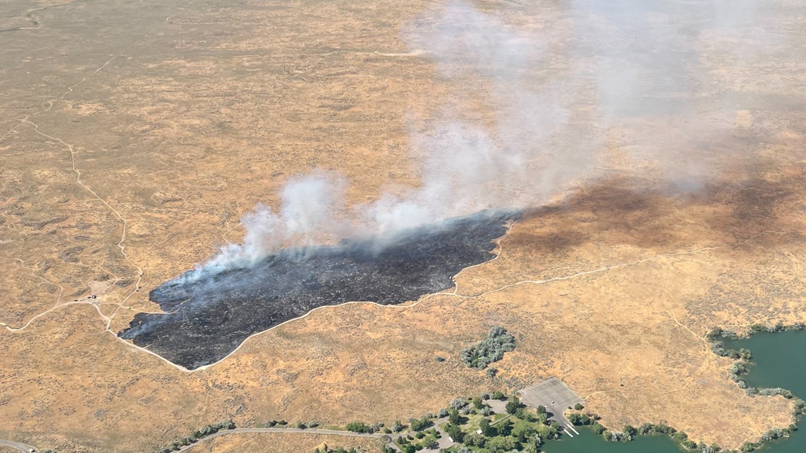 Firefighters responding to 89 acre Lake Walcott Fire | ktvb.com