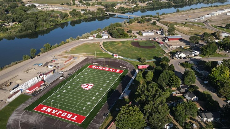 Homedale High's new football field the stuff of dreams | ktvb.com