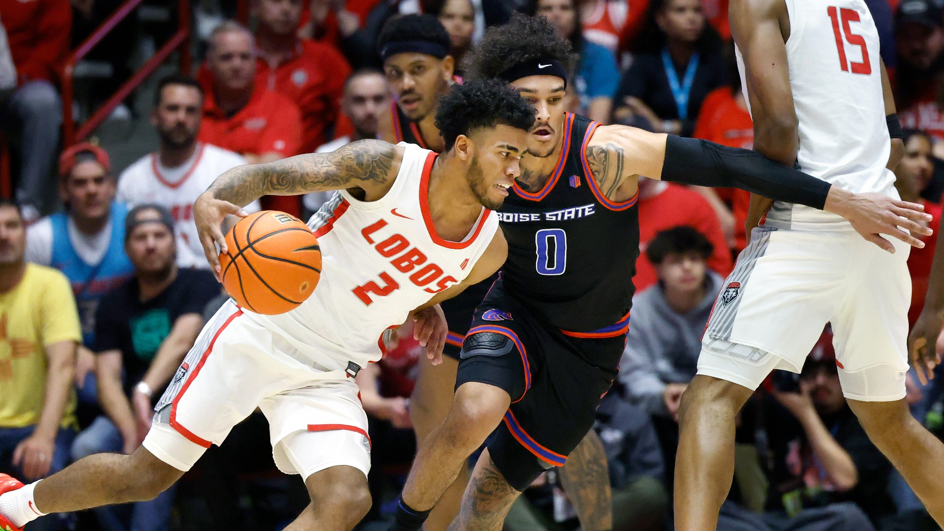 Rice scores 35 in Boise State's 86-78 win at No. 19 New Mexico | ktvb.com