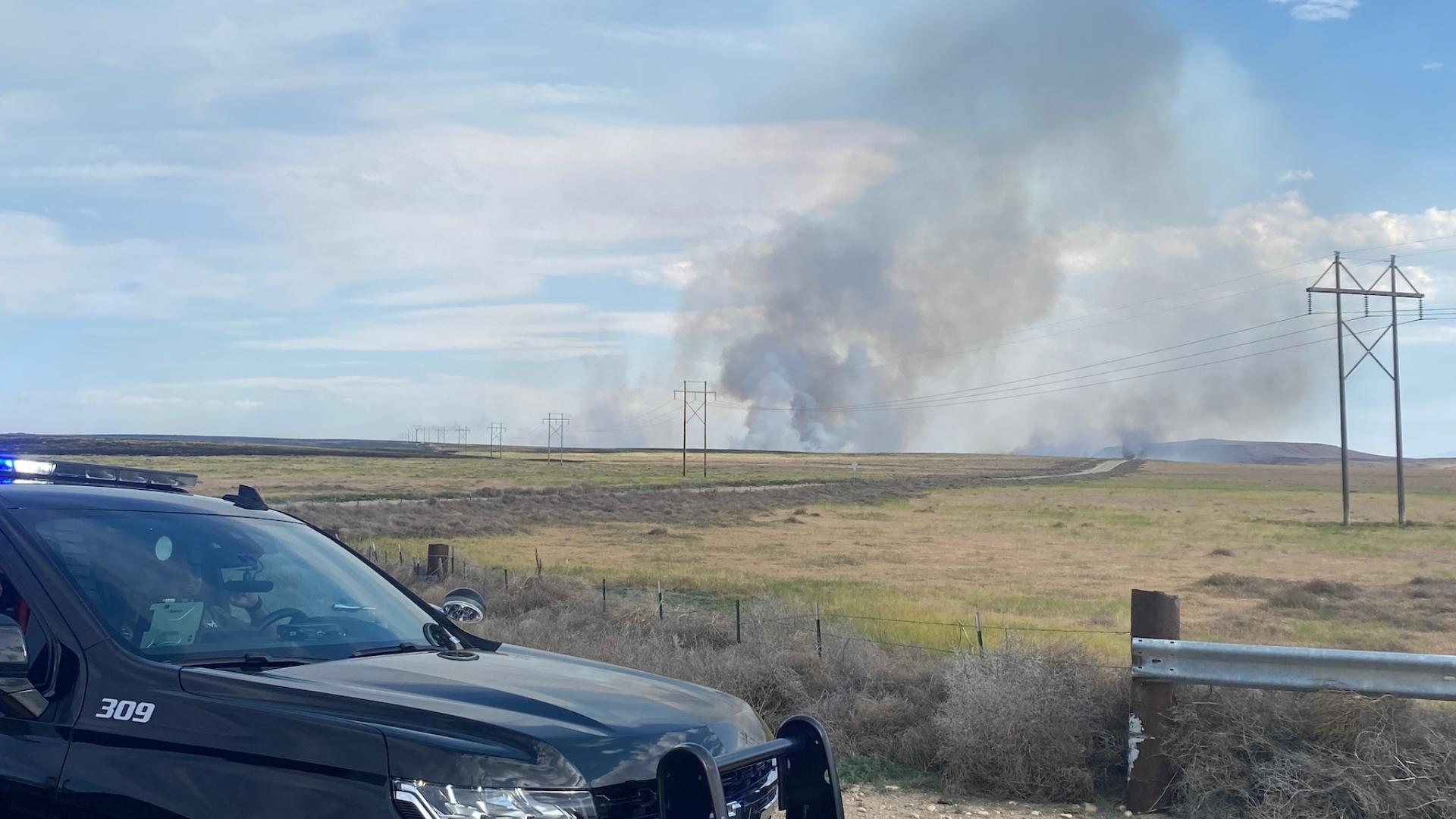 Moore Fire burns 1,500 acres near Swan Falls Road southeast of Melba ...