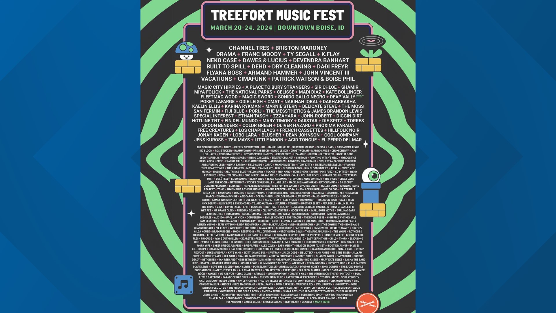Treefort Music Fest unveils final wave of 2024 performers | ktvb.com