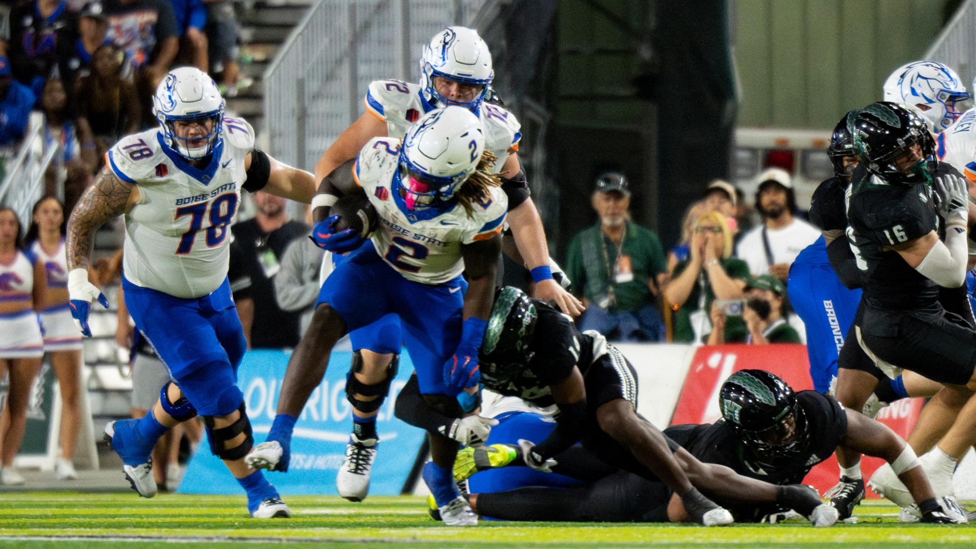 Jeanty runs for 217 yards as No. 17 Boise State beats Hawaii 28-7 ...