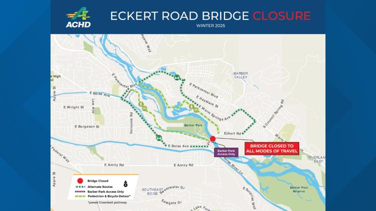 Eckert Road Bridge repairs progress as crews complete concrete work ...