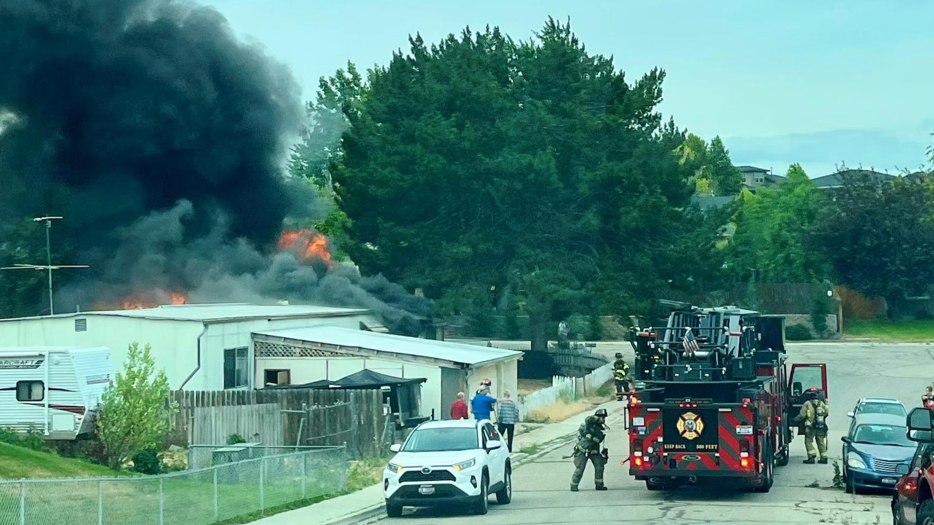 Meridian house fire forces residents to evacuate | ktvb.com