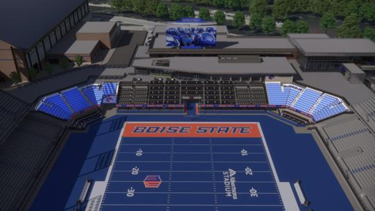 Boise State reveals details, timeline for North End Zone Project | ktvb.com