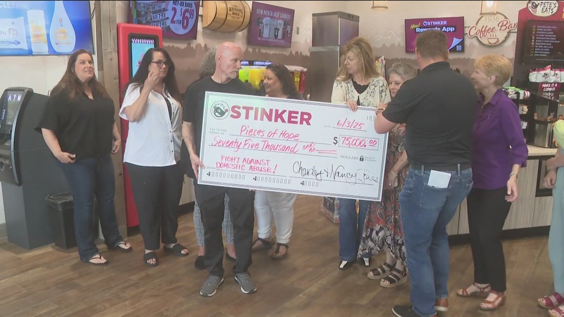 Stinker Stores presents a $75,000 to five Idaho domestic abuse service providers | ktvb.com