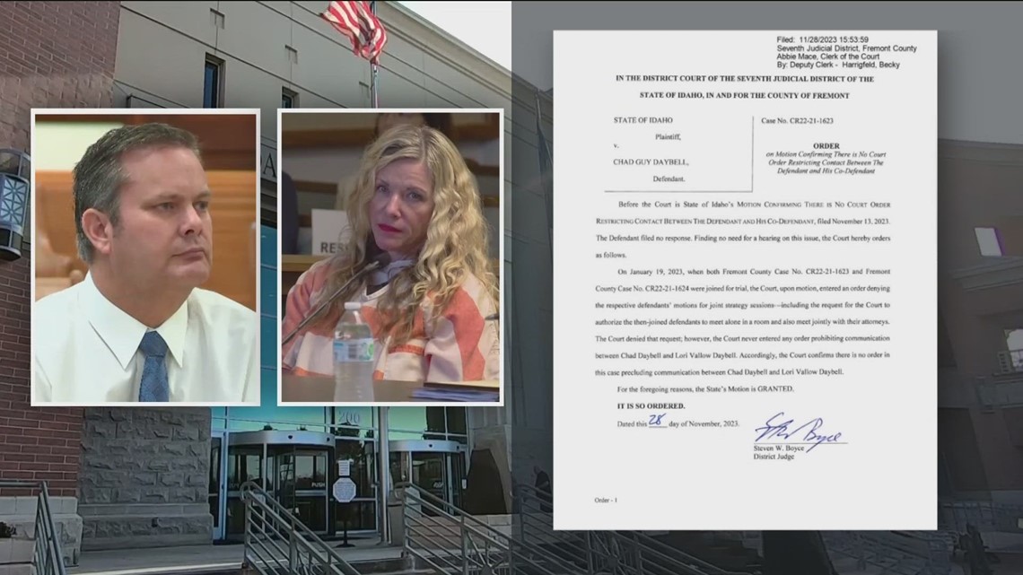 Idaho Judge Clarifies Lori Vallow And Chad Daybell Allowed To Contact