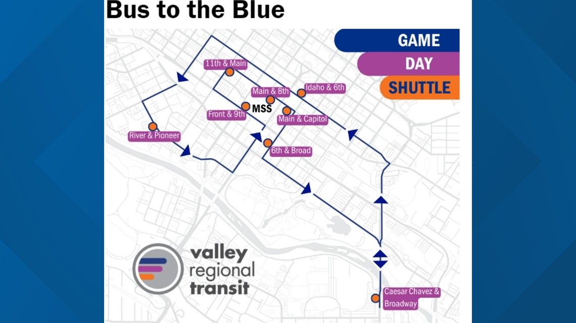 Valley Regional Transit will provide free shuttles for Boise State football games | ktvb.com