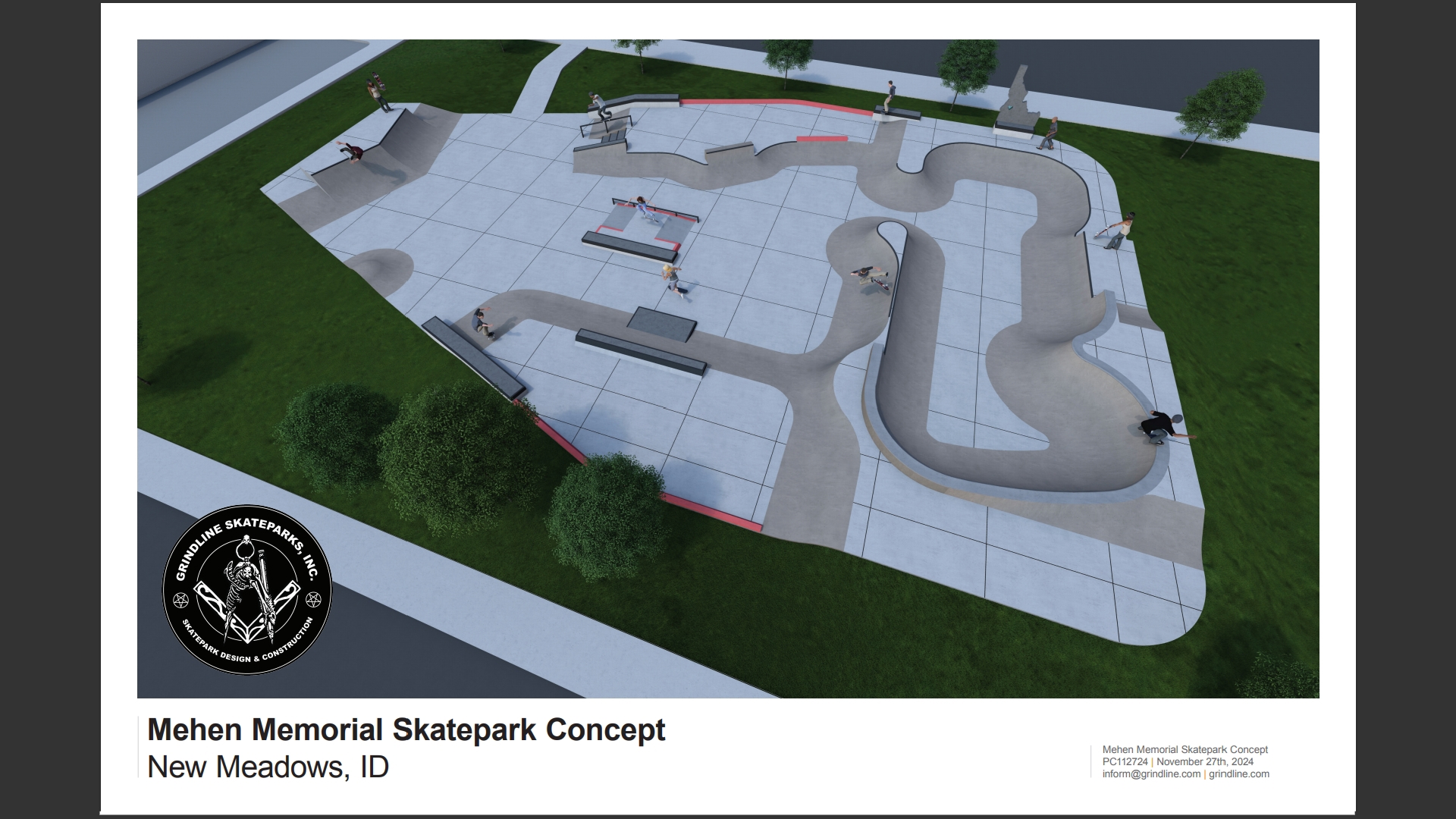 City of New Meadows approves design of Mehen Memorial Skatepark | ktvb.com