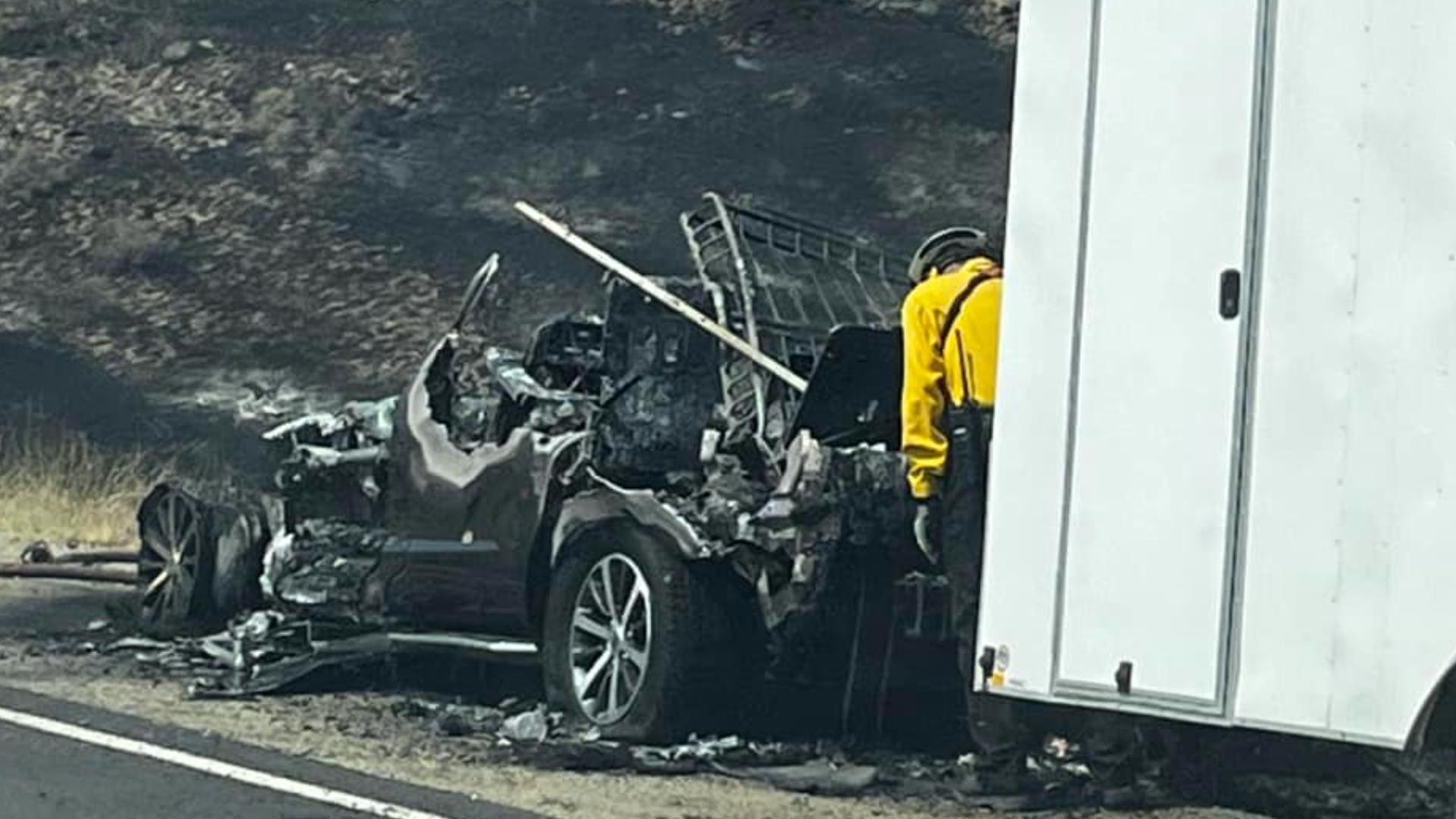 Grass fire prompts closure of Highway 55 north of Avimor | ktvb.com