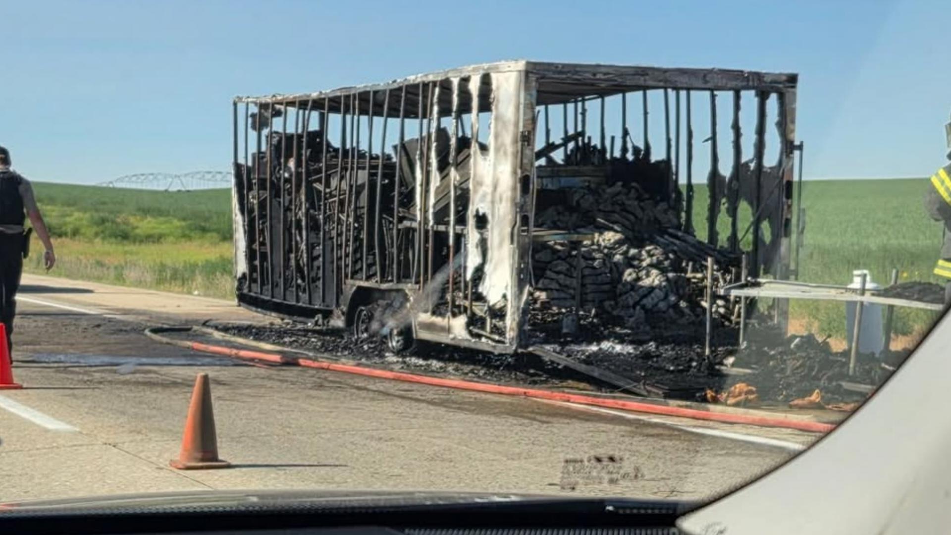 Vehicle fire causes delays on I-84 in Idaho | ktvb.com