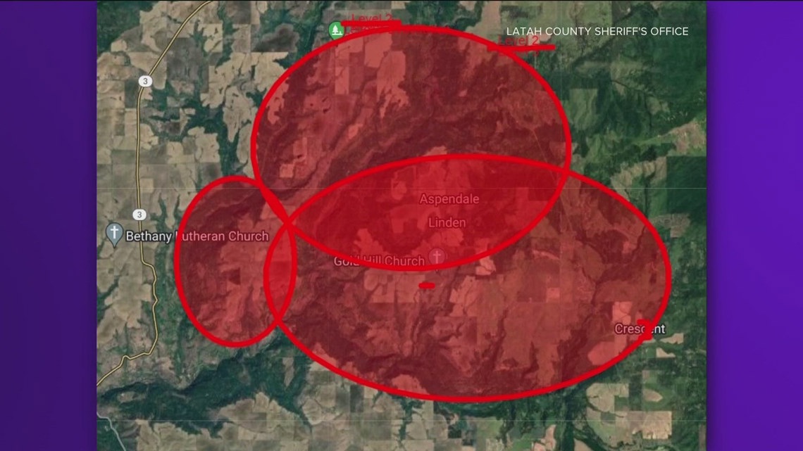 Level 3 'Go Now' Evacuations in place for fire burning in north Idaho ...