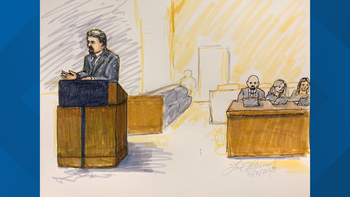 Sketch artist in Lori Vallow Daybell trial captures scene, emotions ...