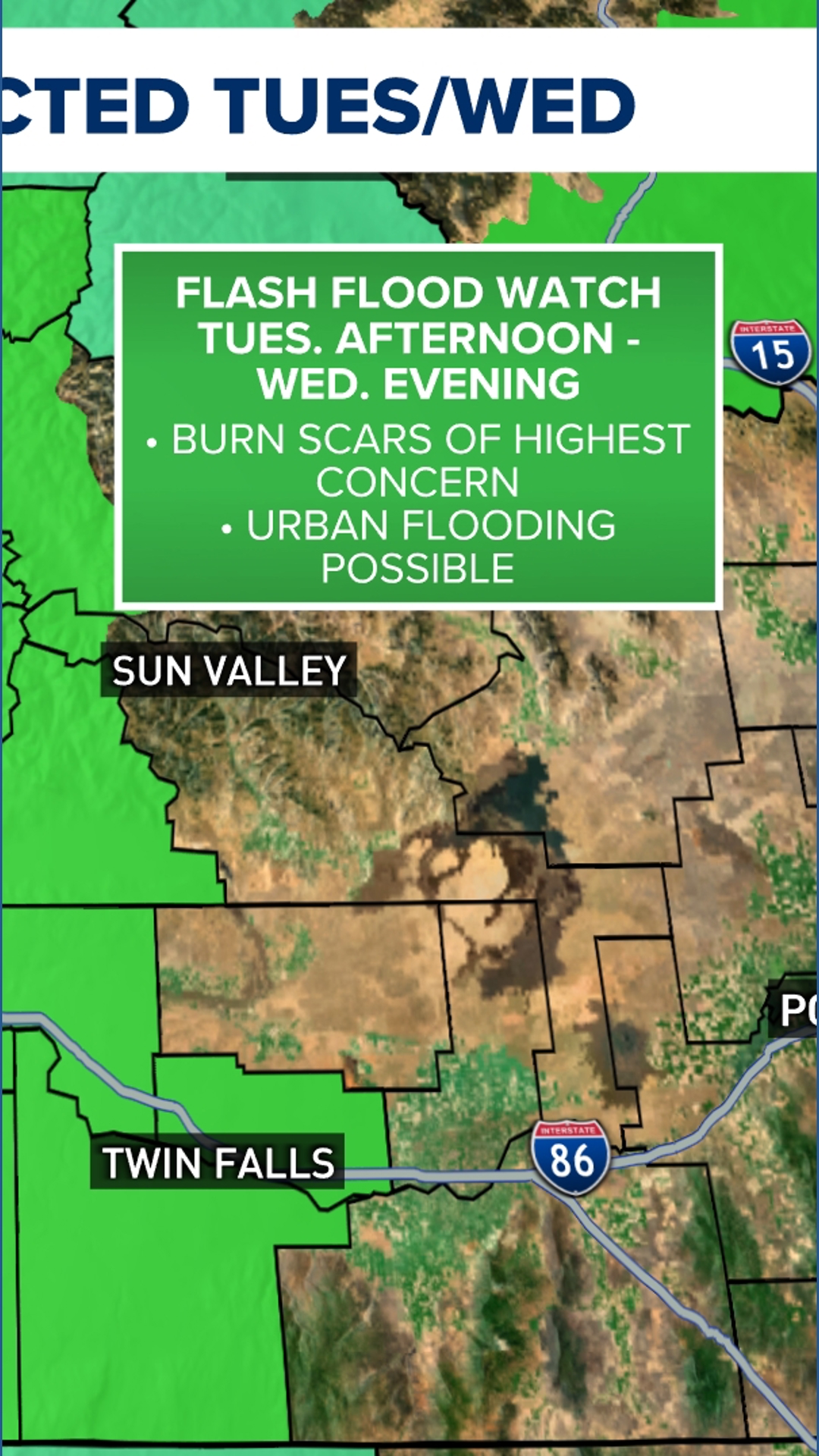 Flash flood risks rise with heavy rain in Treasure Valley | ktvb.com