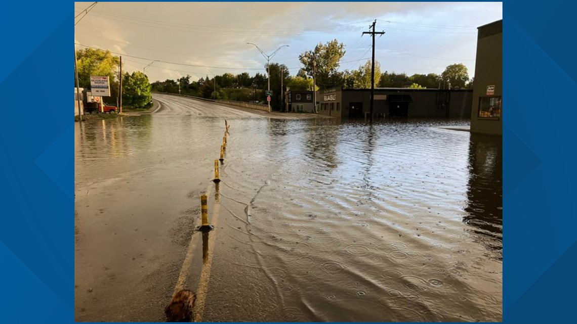 Heavy rains cause flooding, road closures in Treasure Valley Tuesday ...