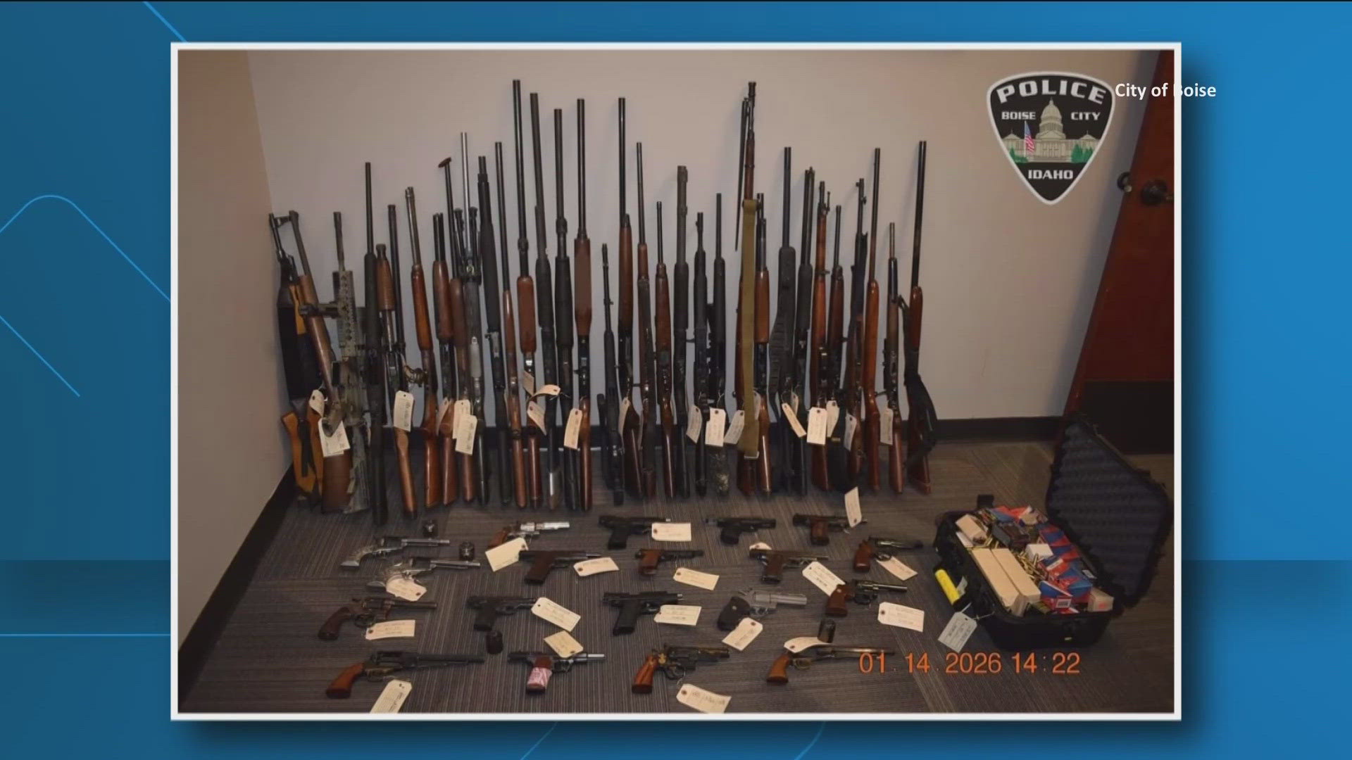Officers recover 51 firearms during arrest at Boise home, police say ...