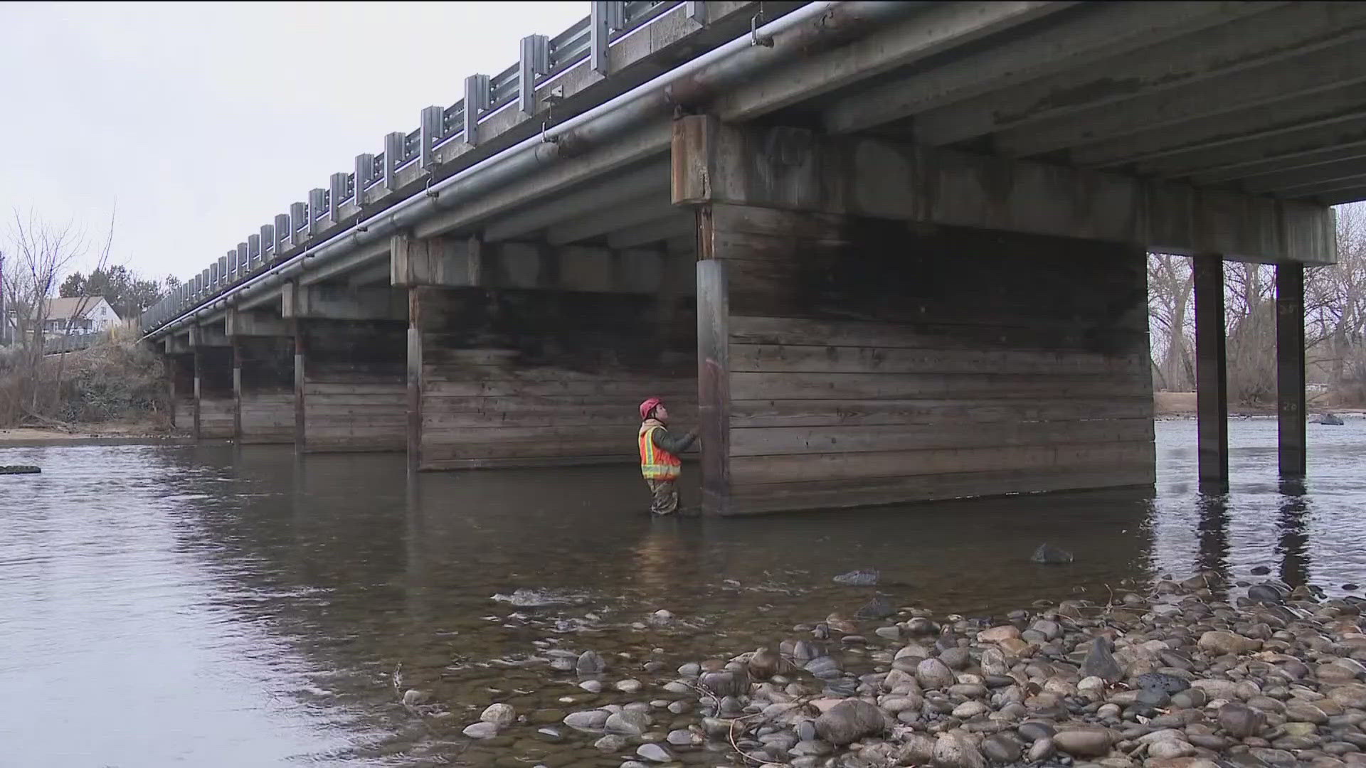 Severely decayed piles nearly fixed on Boise's Eckert Road Bridge | ktvb.com