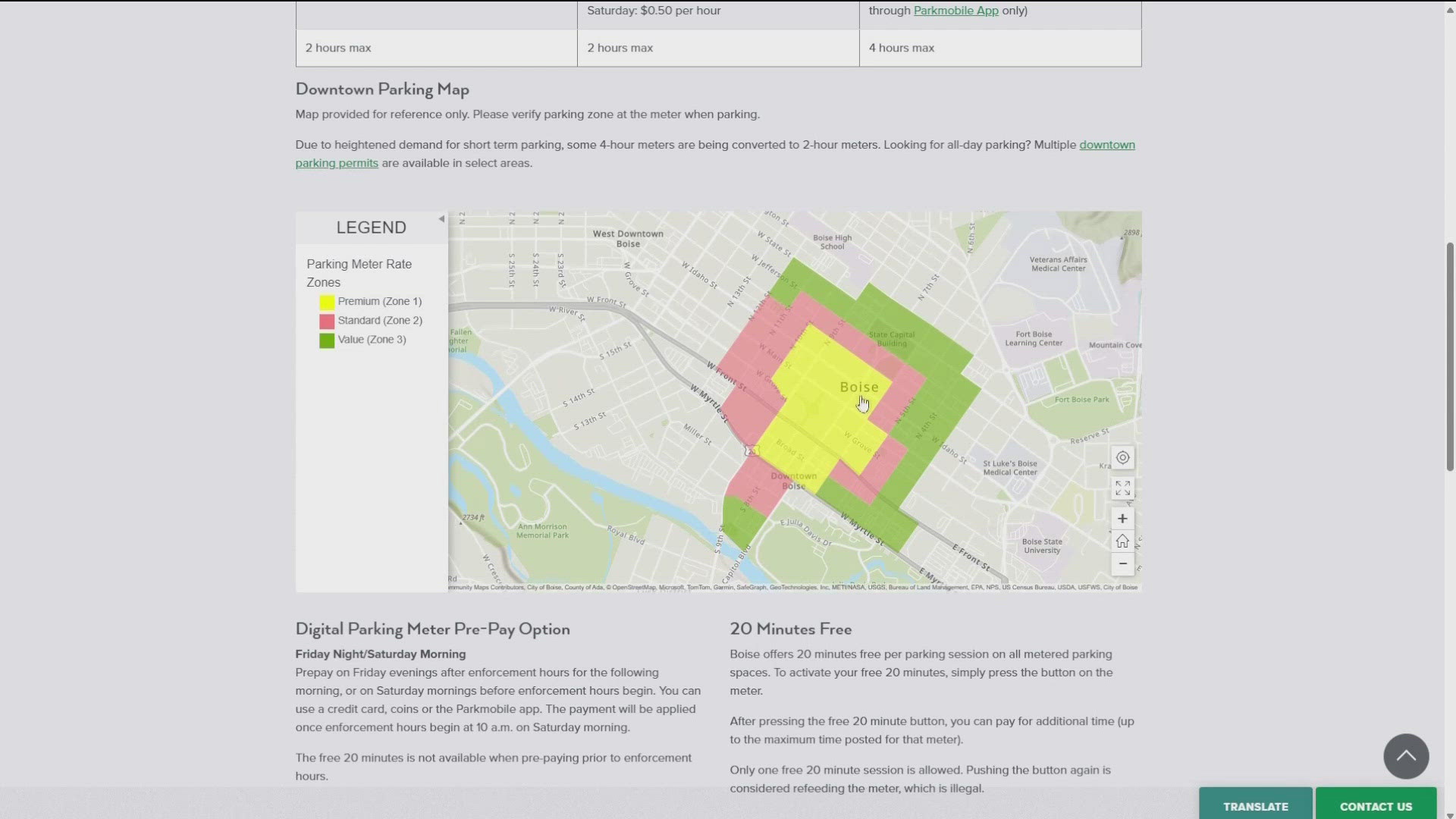 Boise updates downtown short-term parking zones and rates | ktvb.com