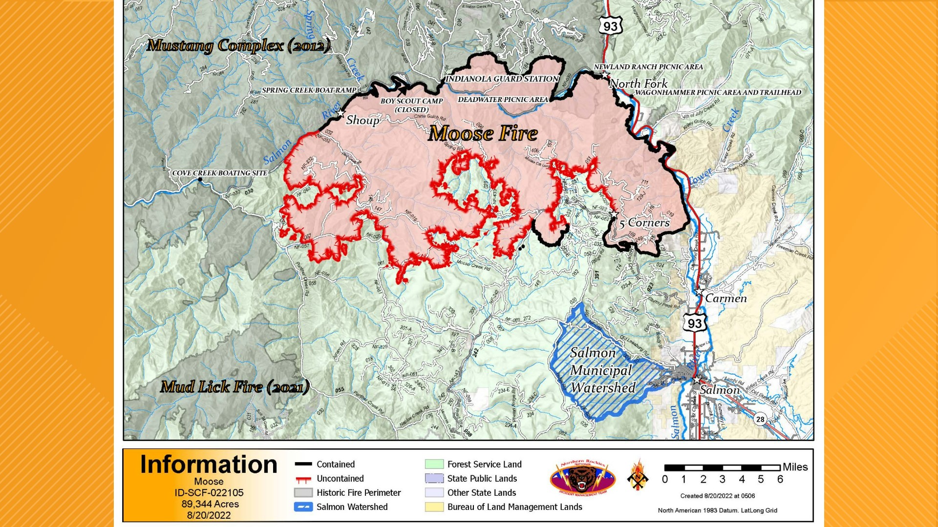 Ongoing hazards in Moose Fire area northwest of Salmon, Idaho | ktvb.com