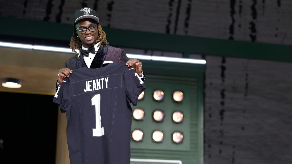 Las Vegas Raiders select Ashton Jeanty with No. 6 pick in NFL Draft | ktvb.com