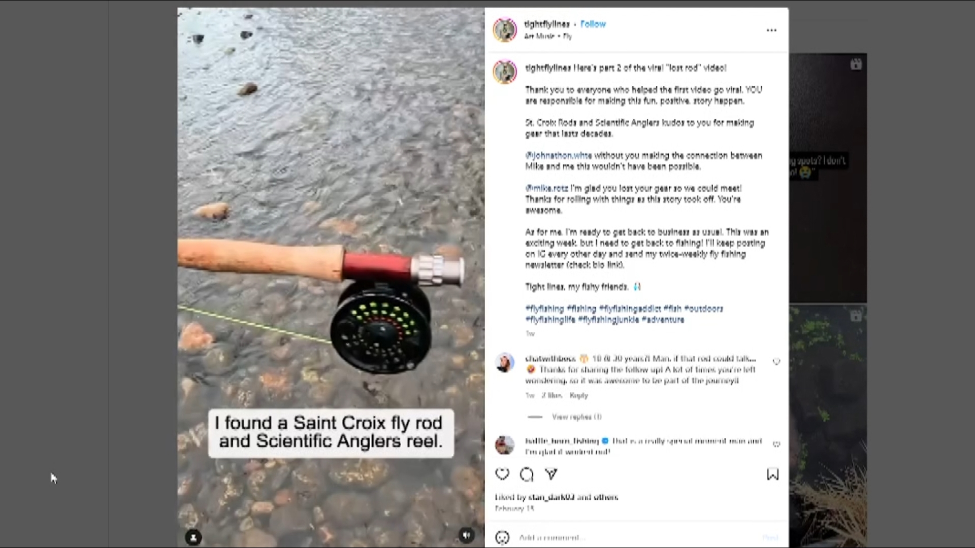 Idaho angler's lost rod fished up by another | ktvb.com