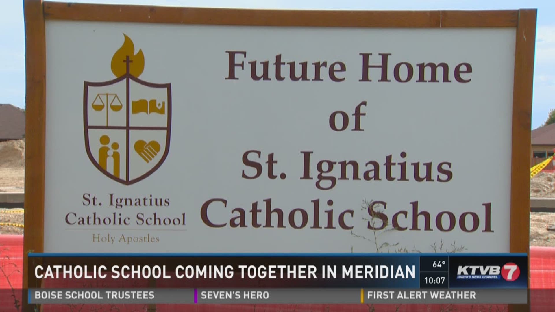 St. Ignatius Catholic School under construction in Meridian | ktvb.com