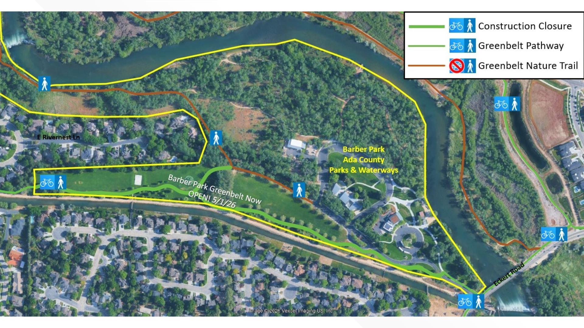 Barber Park project upgrades done early along Boise River Greenbelt ...