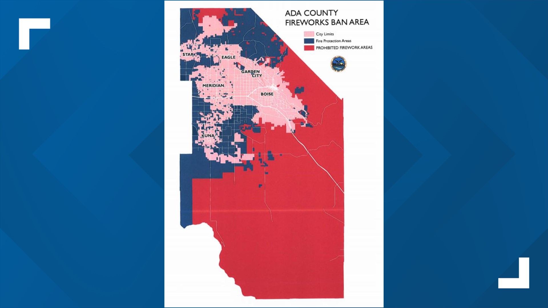 Fireworks banned in unincorporated Ada County | ktvb.com