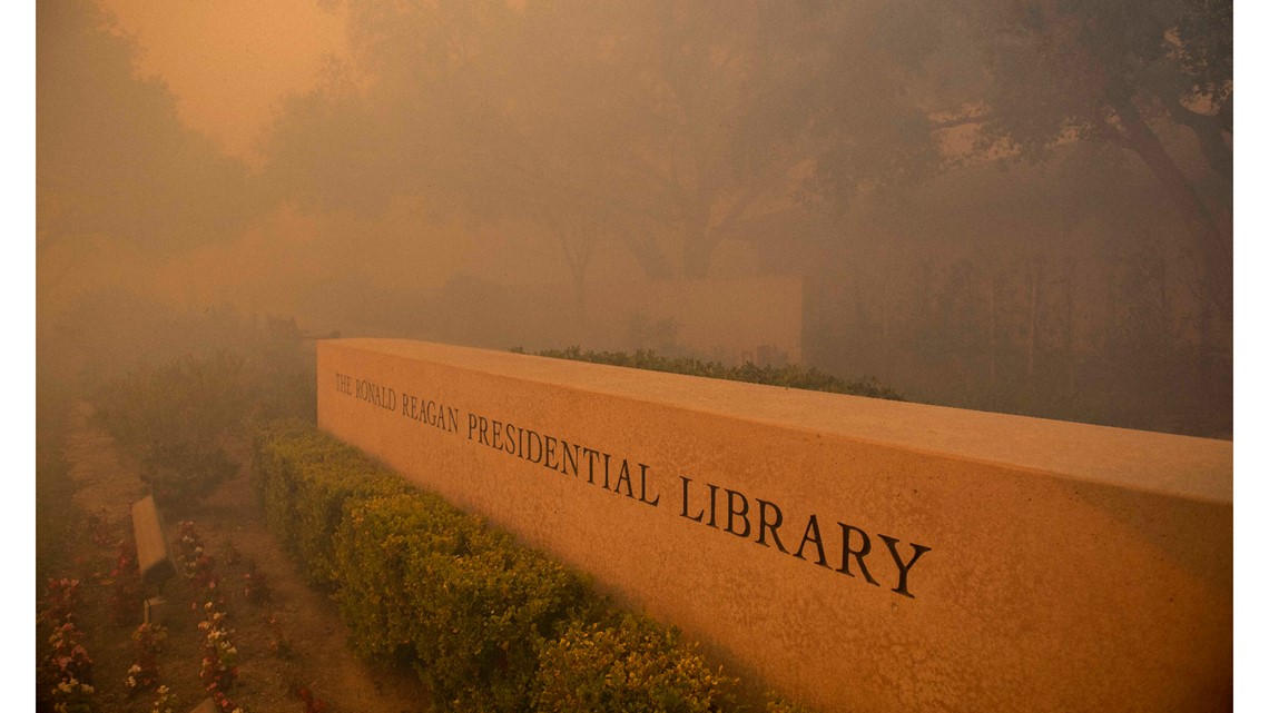 Wildfire erupts near Reagan library in Southern California | ktvb.com