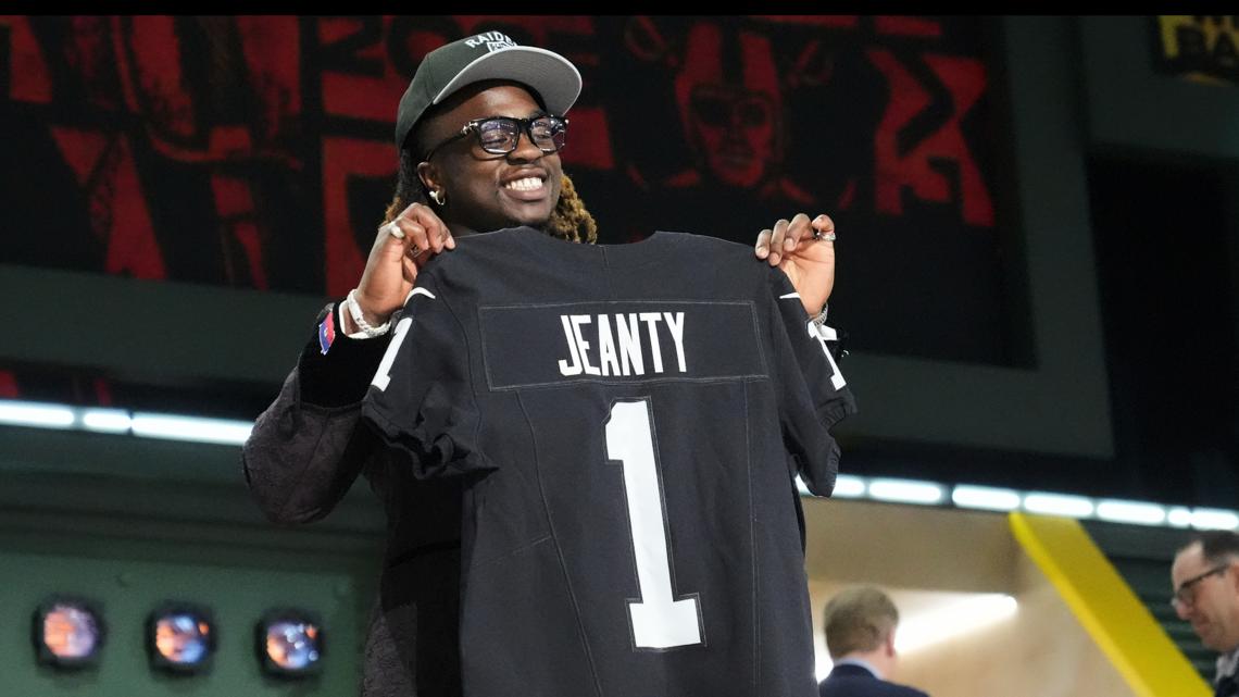 Las Vegas Raiders select Ashton Jeanty with No. 6 pick in NFL Draft | ktvb.com
