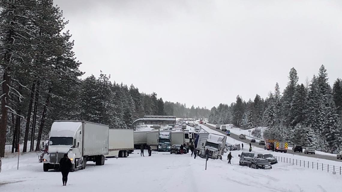 19 hurt in series of eastern Oregon crashes; I-84 reopened | ktvb.com