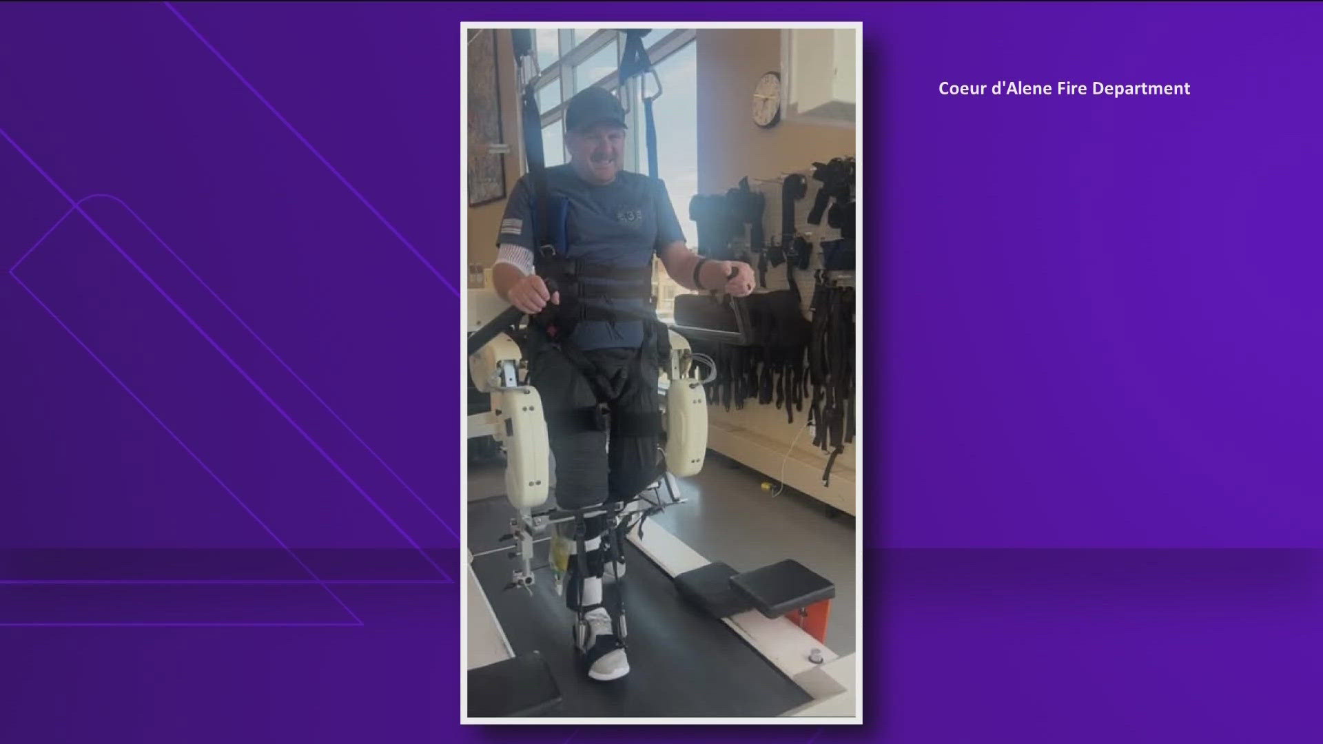 Injured Coeur d'Alene firefighter resumes recovery journey | ktvb.com
