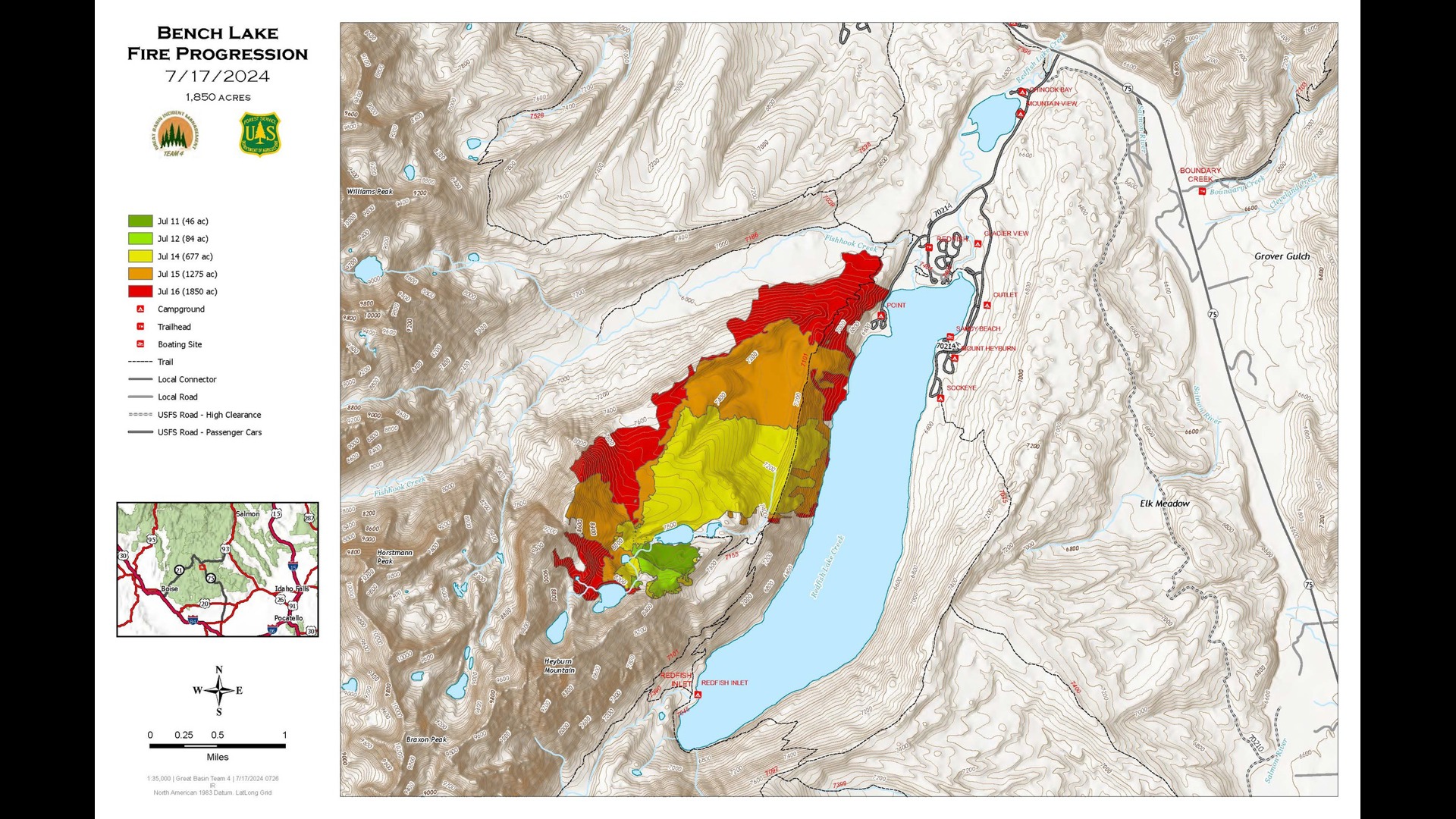 Redfish Lake Lodge owners staying resilient as wildfire flames endanger ...