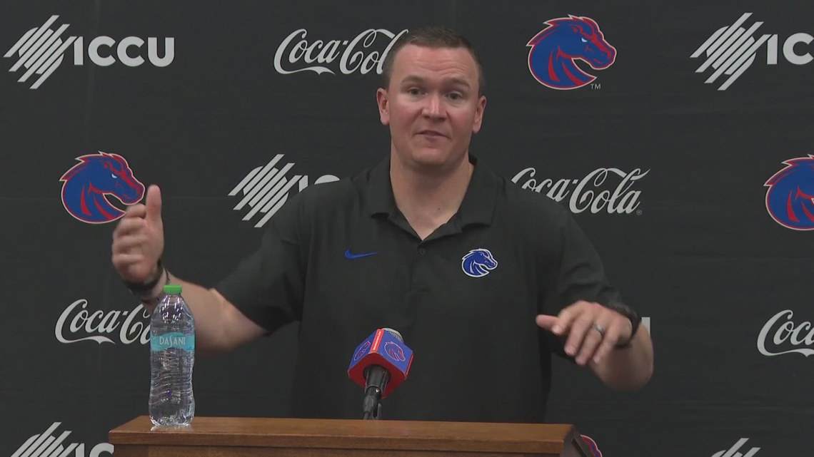 Full conference: Boise State football previews Notre Dame matchup ...