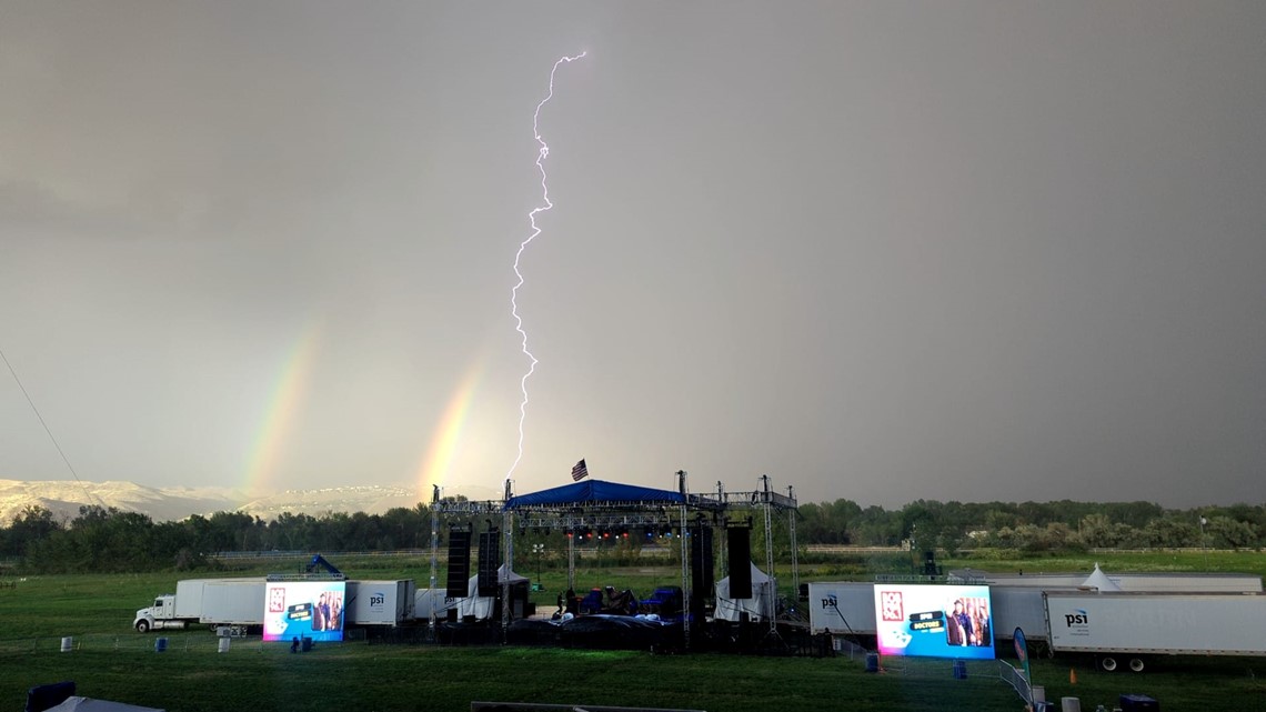 Thunderstorms, rainbows and lightning: Treasure Valley gets an ...