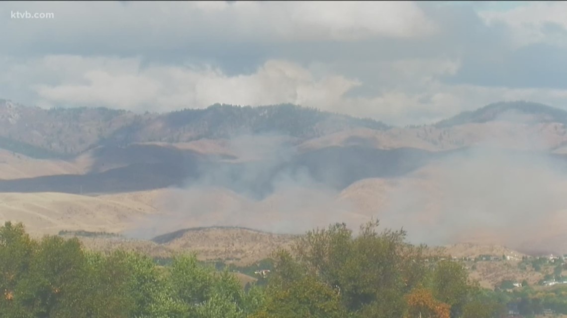 Crews battle brush fire near Bogus Basin Road | ktvb.com