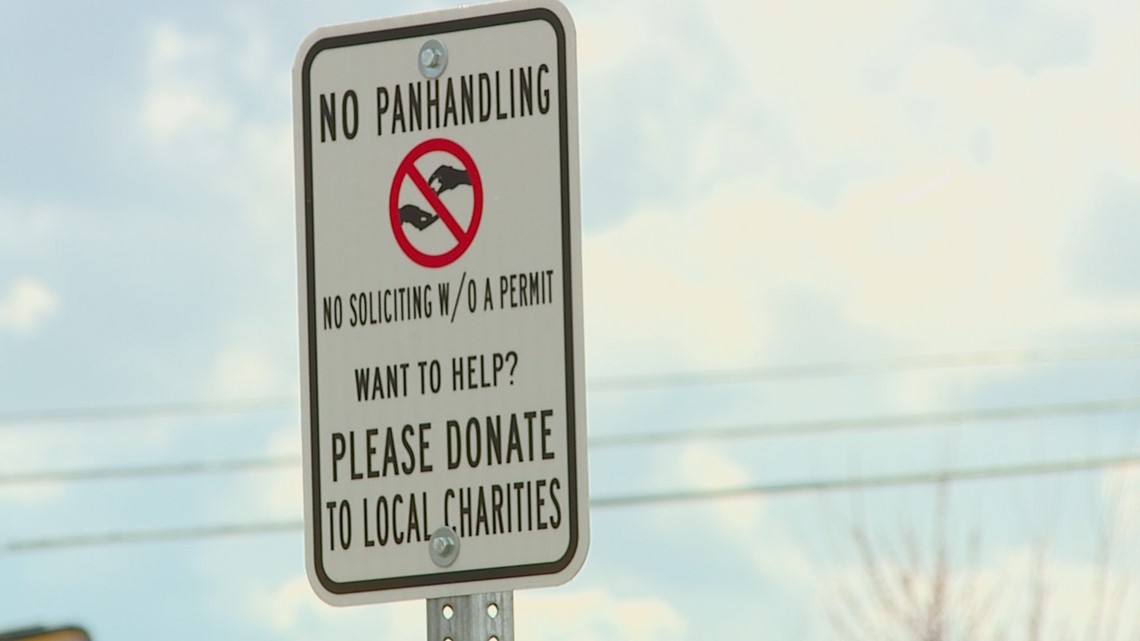 Anti-panhandling signs in Nampa stir up debate on legality and ...