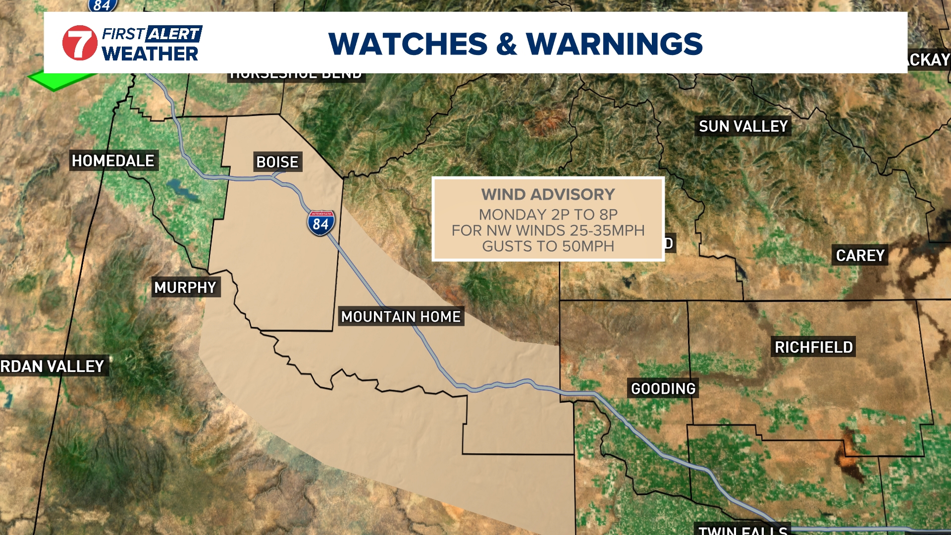 First Alert Weather: Cold front delivers disruptive winds Monday ...