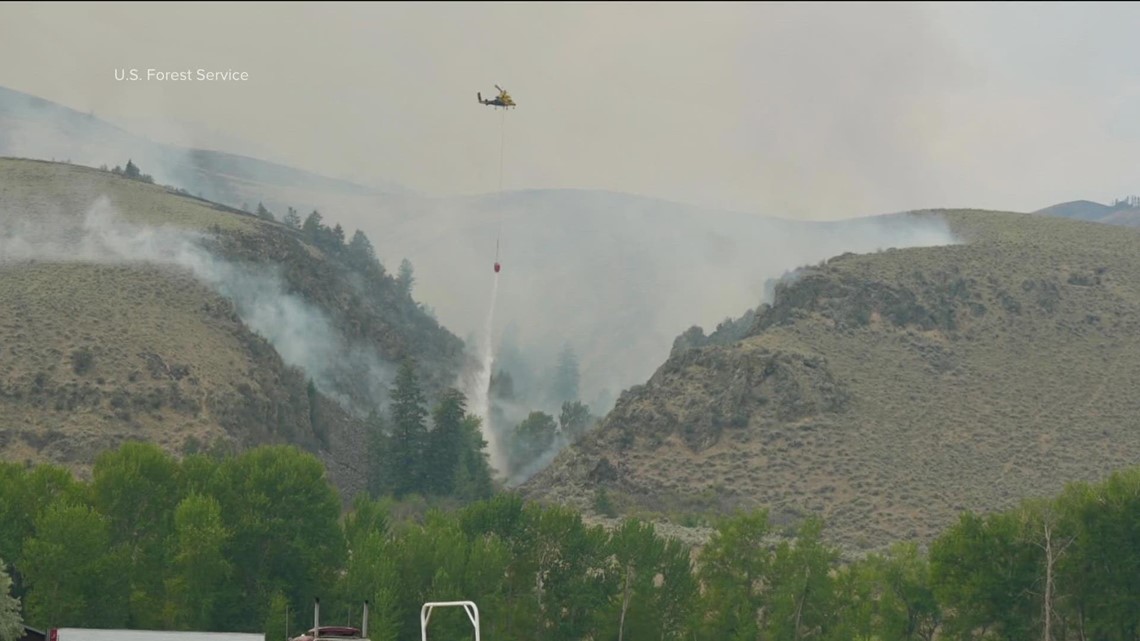 Moose Fire, Idaho's largest of 2022, grows to 135 square miles | ktvb.com