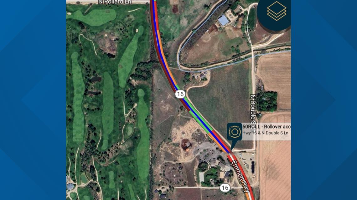 Highway 16 reopens after to semi-truck rollover | ktvb.com