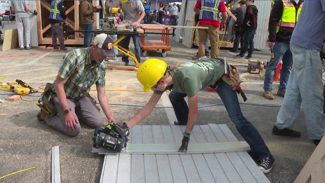 Idaho students build sheds for veterans, gaining job skills along the ...