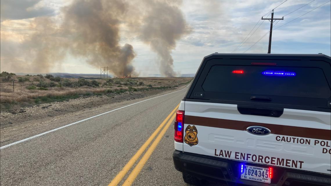 Moore Fire burns 1,500 acres near Swan Falls Road southeast of Melba ...