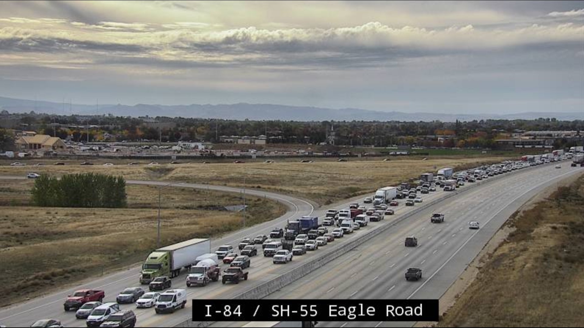Traffic slowed after crash on eastbound I-84 in Meridian | ktvb.com