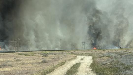 Moore Fire burns 1,500 acres near Swan Falls Road southeast of Melba ...