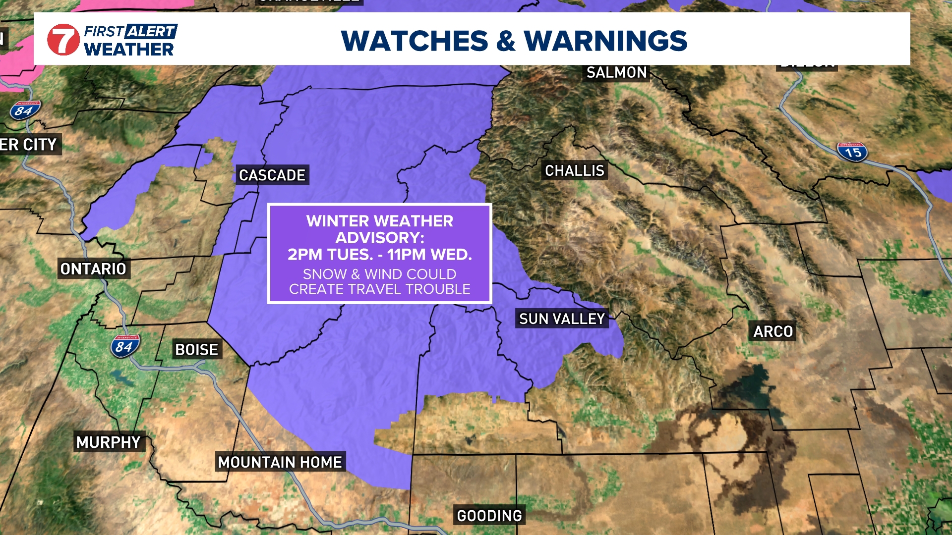 First Alert Weather: Brief round of winter weather could slow valley ...